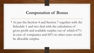 Payment of bonus_act | PPTX