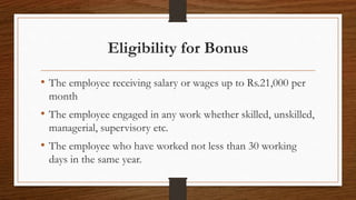 Payment of bonus_act | PPTX