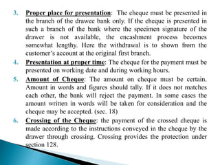 Payment of cheques chapter 1 | PPSX