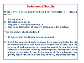 Payment of Gratuity Act, 1972 | PPTX