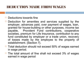 Payment of wages | PPT