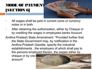 Payment of wages | PPT