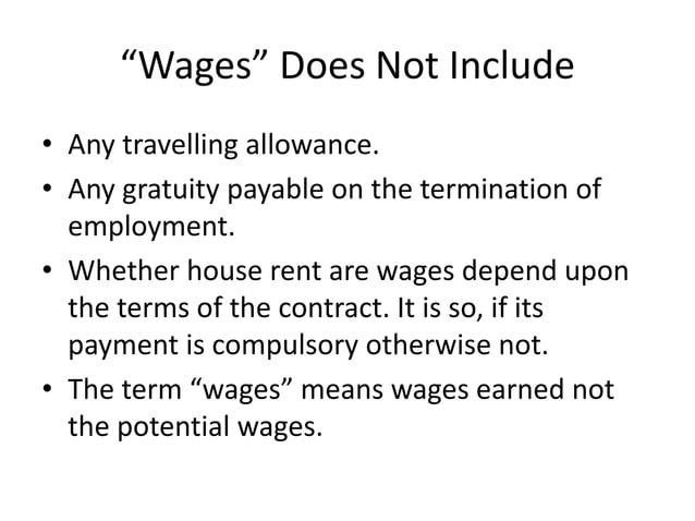 Payment of wages act,1936 | PPTX