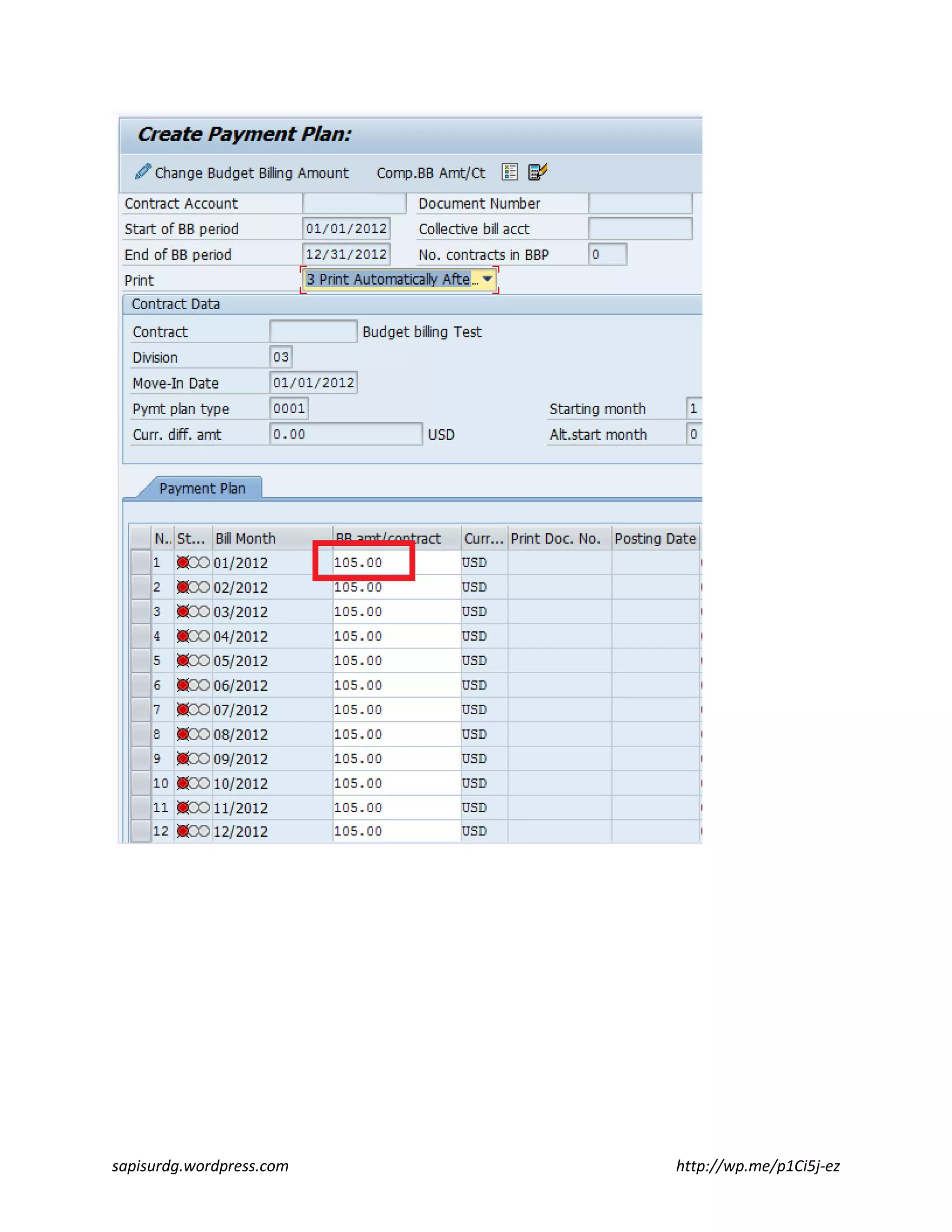 Budget Billing : Payment plan | PDF