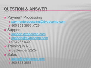 Payment Processing Tips | PPTX