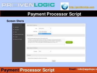 Payment Processor Script