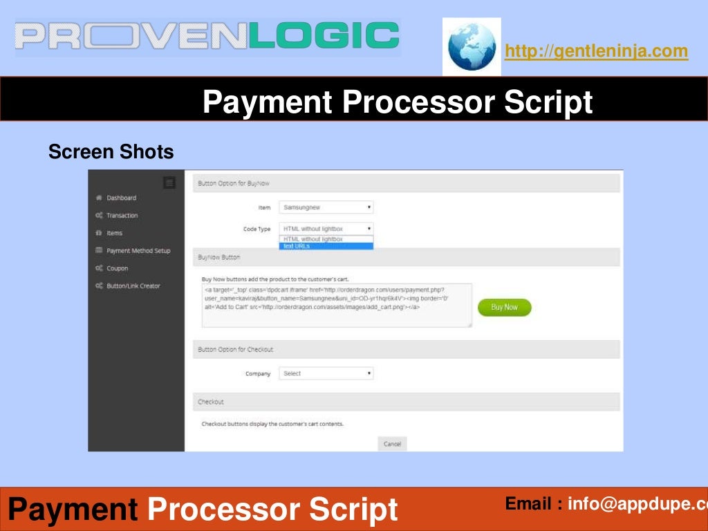 Payment Processor Script