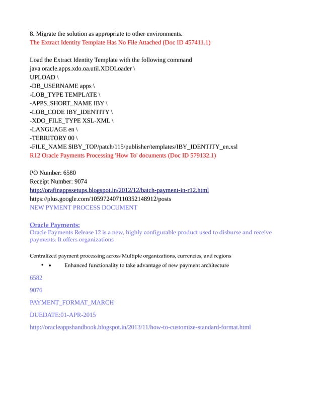 R12:Payment Process Request (PPR) | ODT