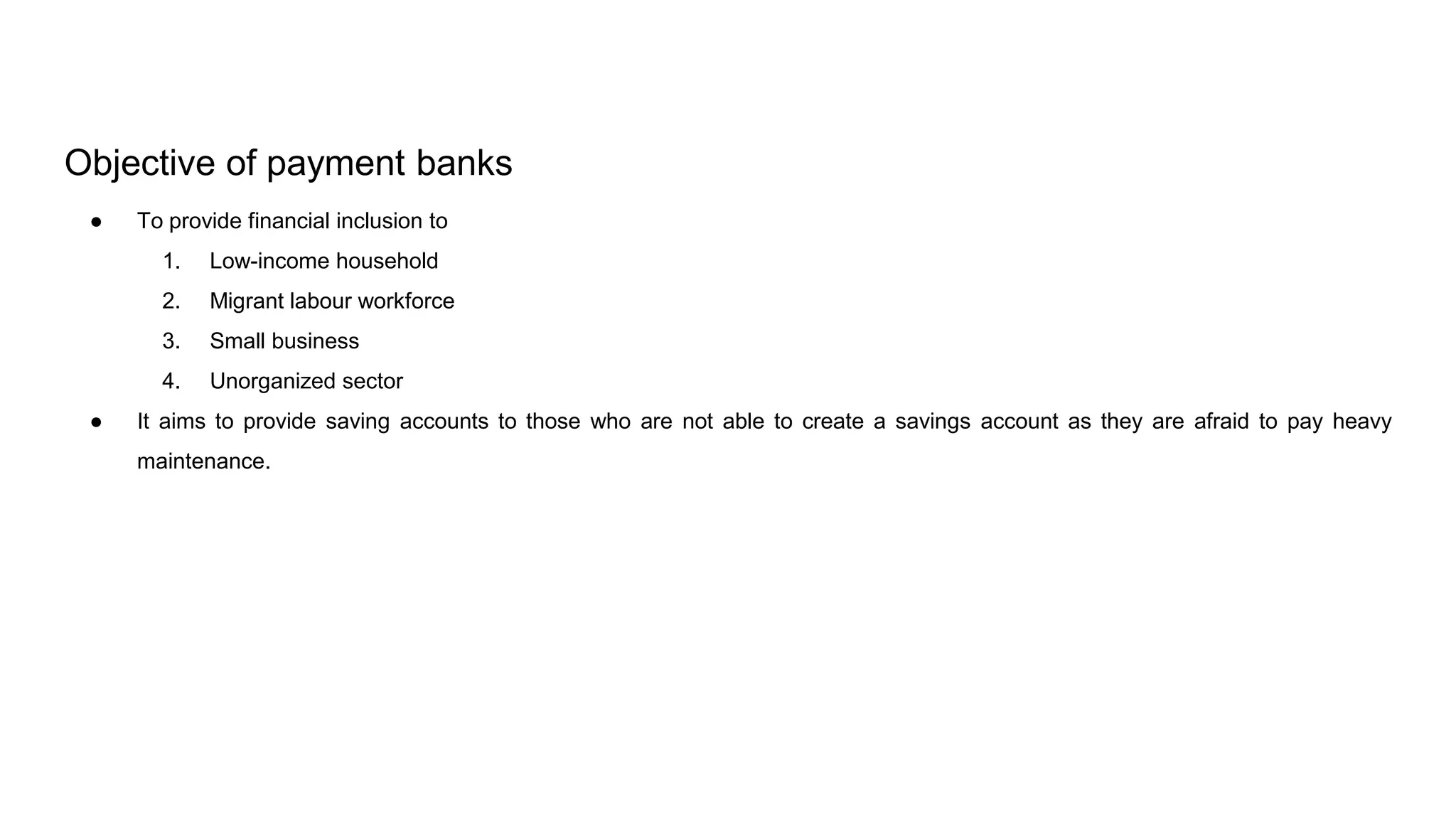 Payments bank | PPTX