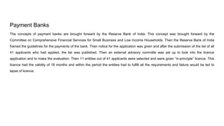 Payments bank | PPTX