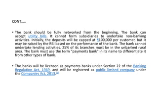 Payments bank license | PPT