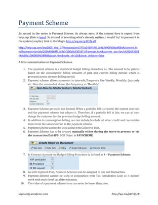 Budget Billing : Payment Scheme | PDF