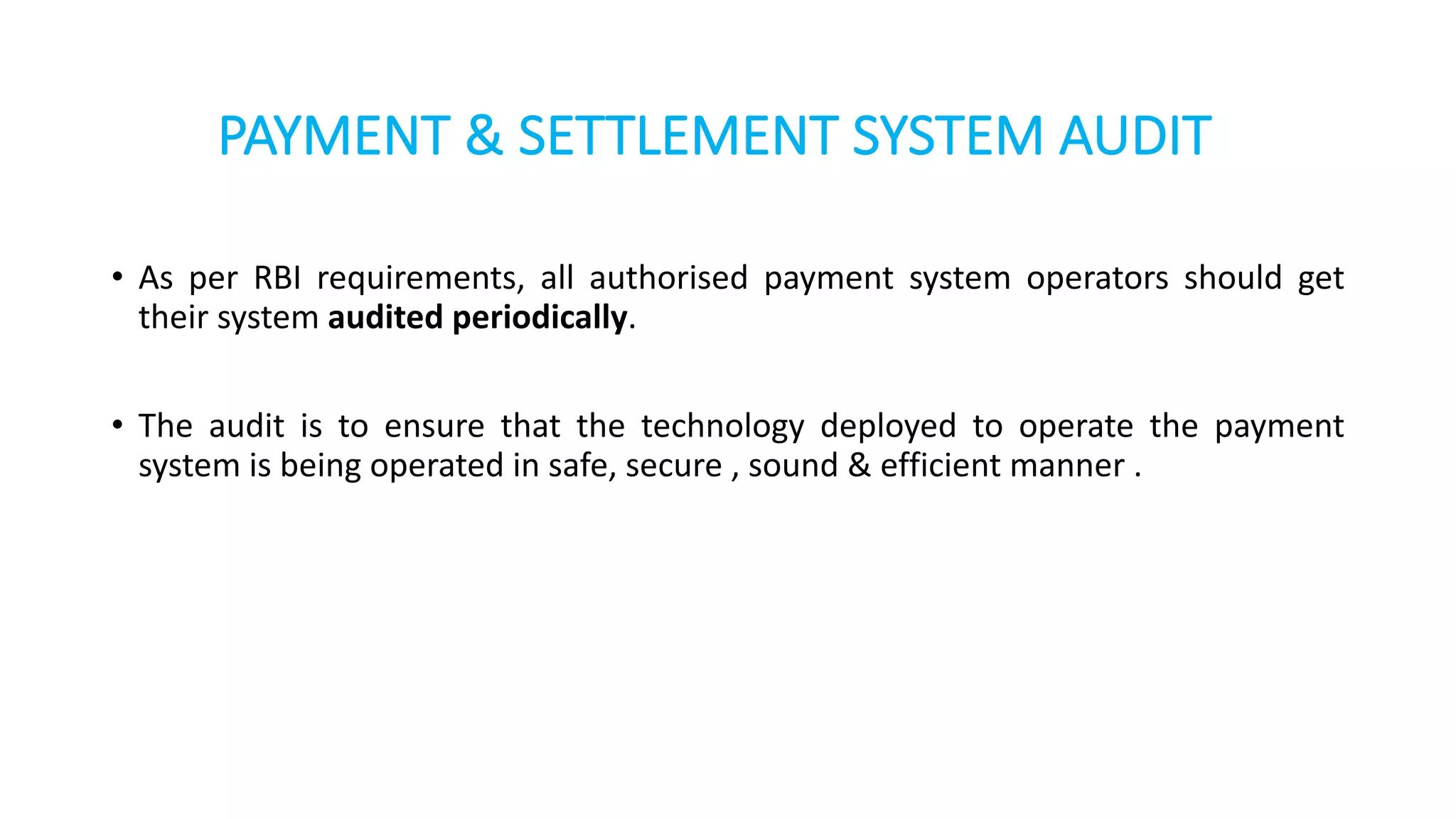 Payment settlement act | PDF