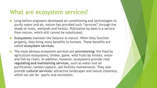 Payments for ecosystem services: an innovative financial tool to ...