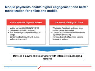 Mobile solutions for the payments industry with social infrastructure | PDF