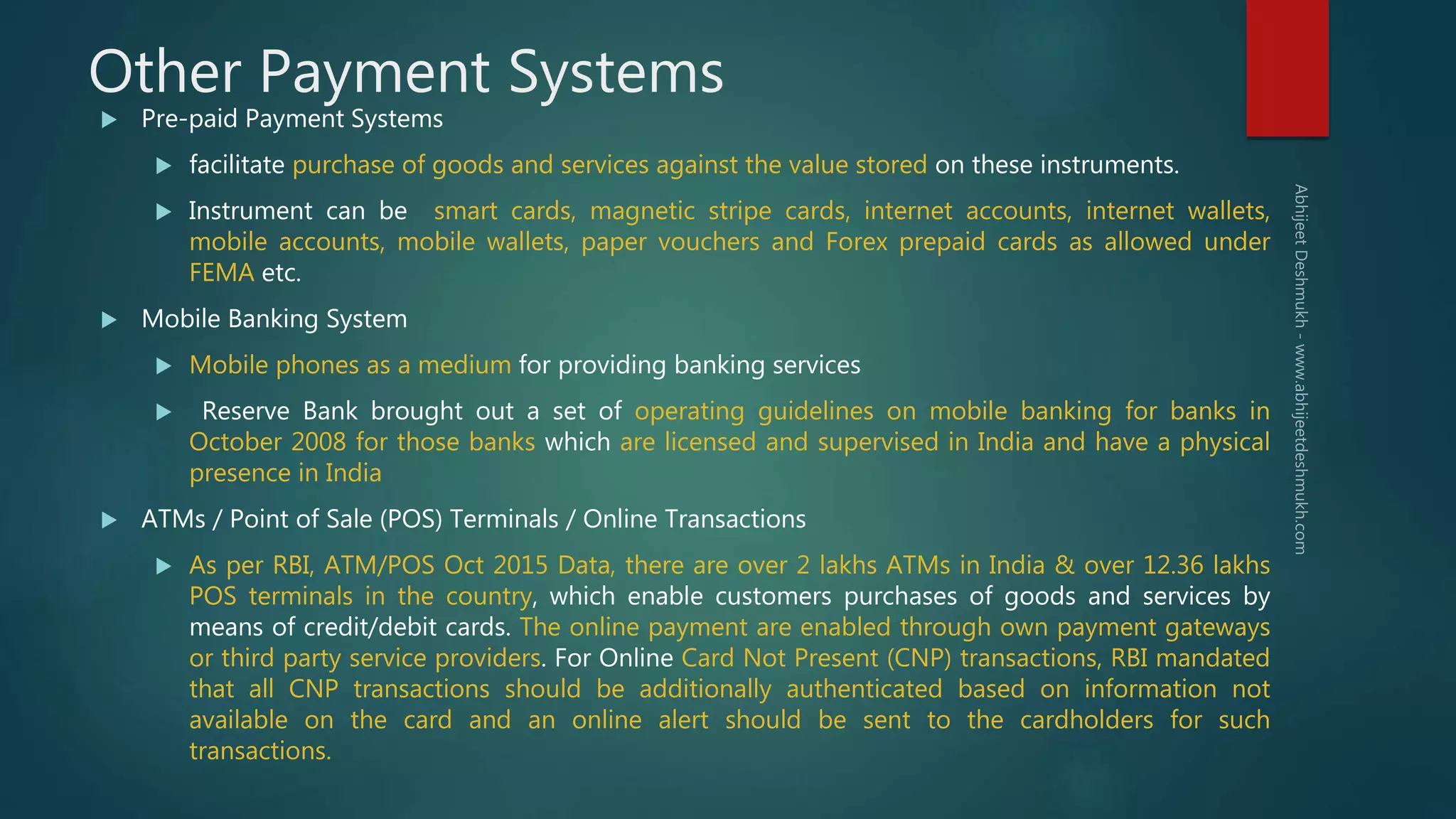 Payment systems | PPTX