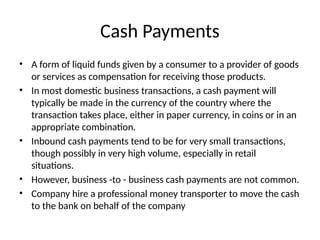 Payment Systems pptx important for exam1 | PPTX