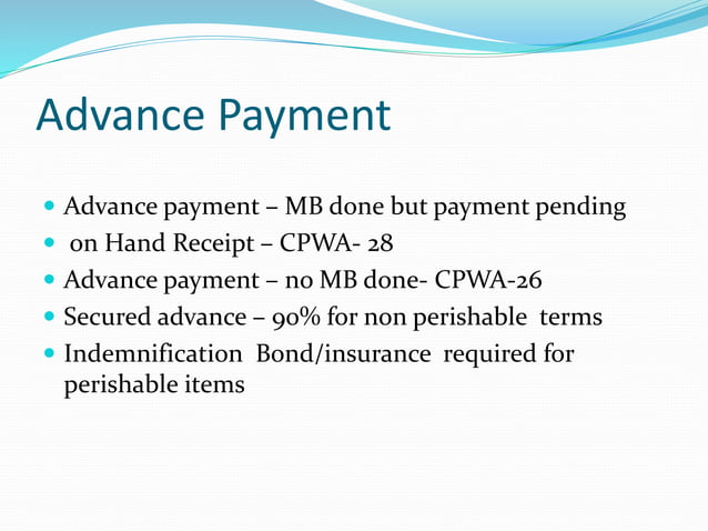 Payments provisions in CPWD CONTRACT | PPTX | Personal Taxes | Personal Finance