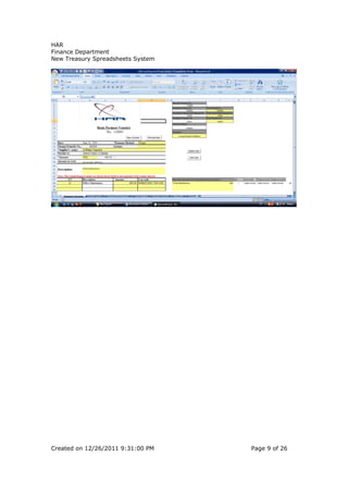 Accounting Systems in spreadsheets Tutorials | PDF