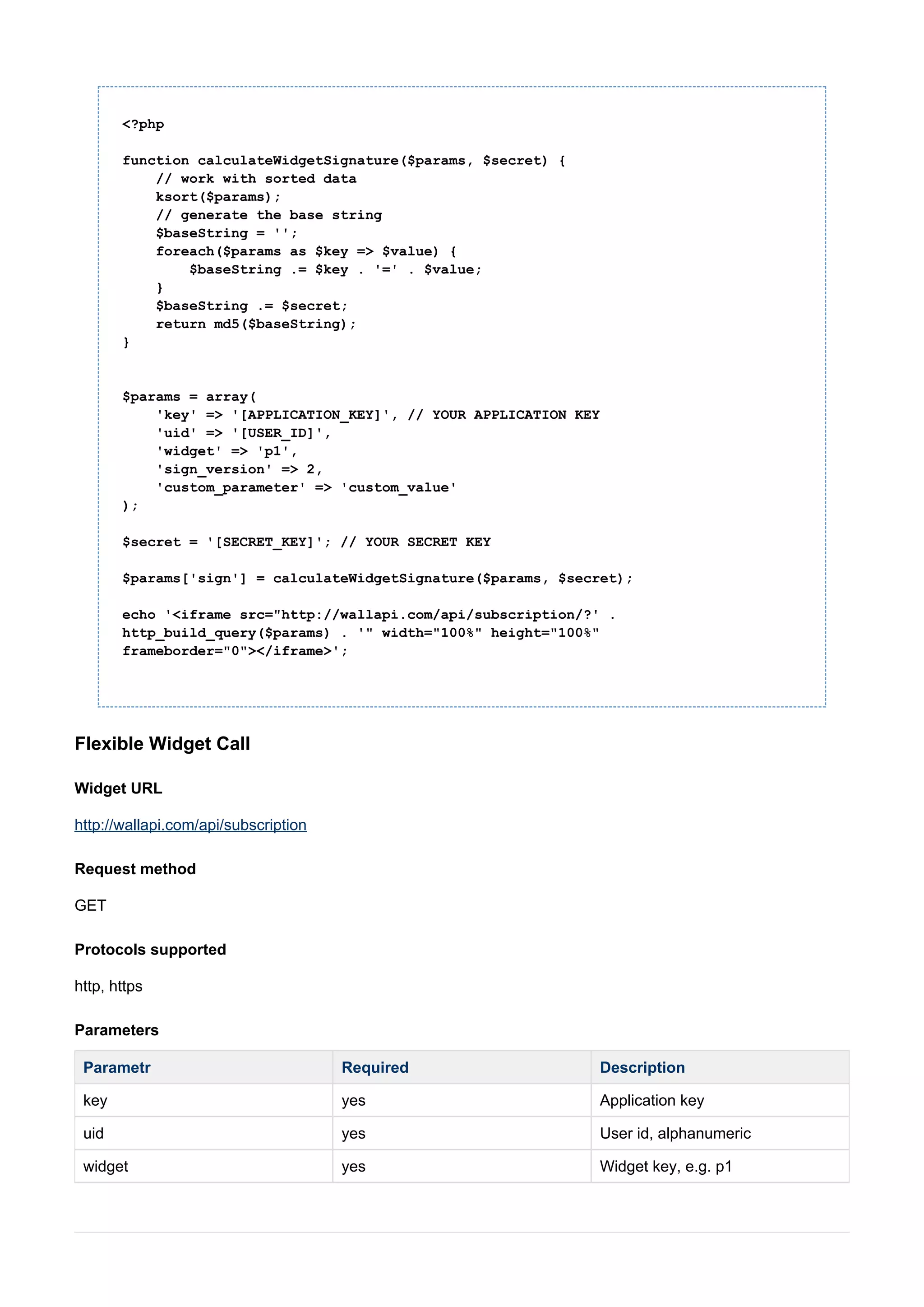 Paymentwall subscriptions-api | PDF