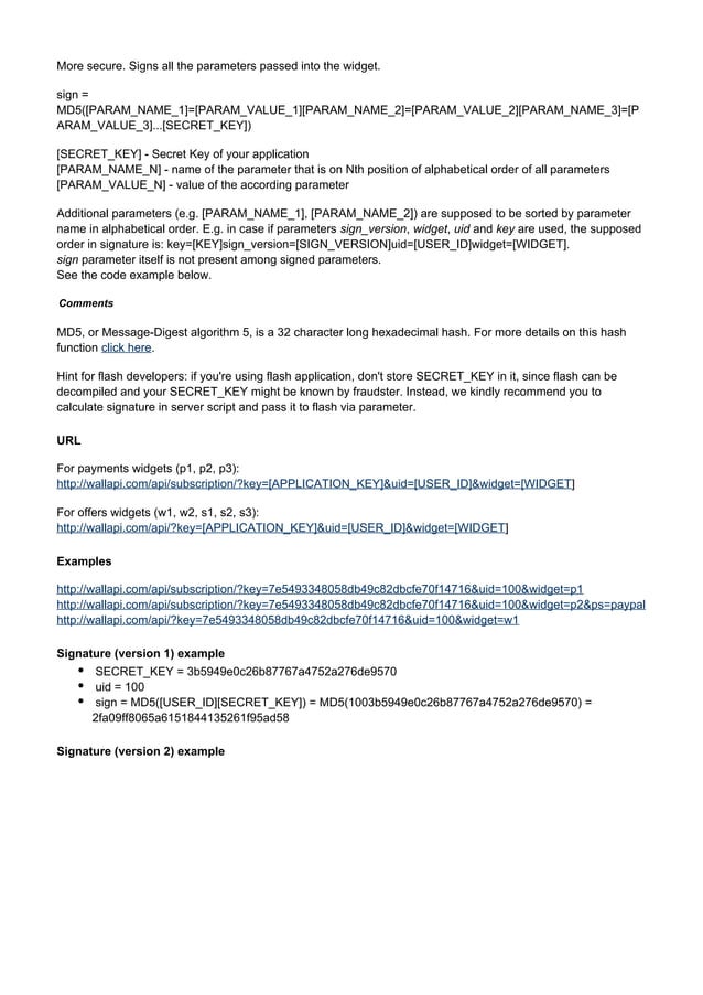 Paymentwall subscriptions-api | PDF