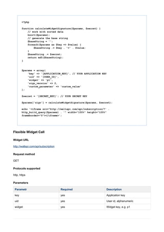 Paymentwall subscriptions-api | PDF