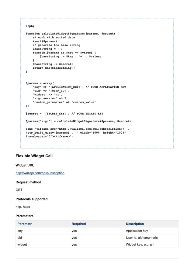Paymentwall subscriptions-api | PDF