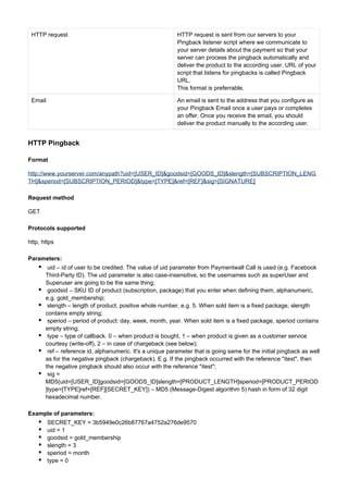 Paymentwall subscriptions-api | PDF
