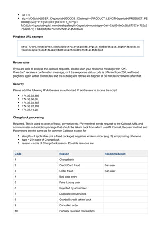 Paymentwall subscriptions-api | PDF