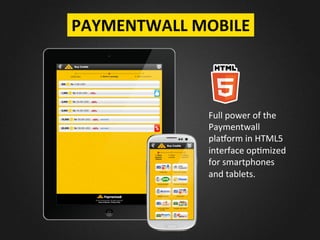 Paymentwall Overview 2013 | PDF