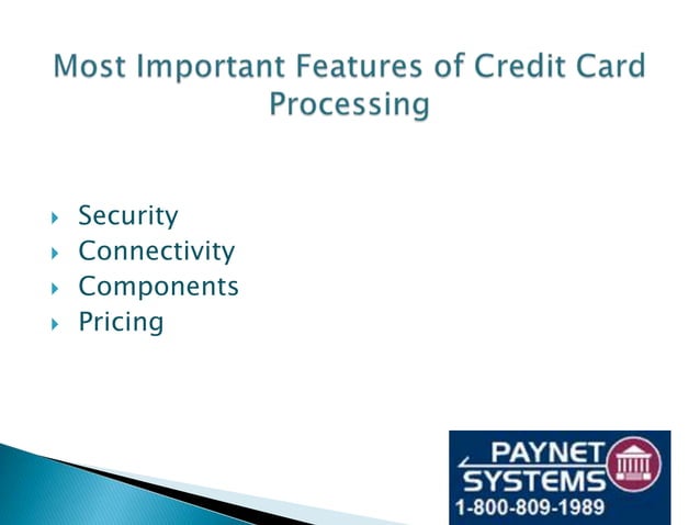Paynet systems & Credit Card Processing | PPTX