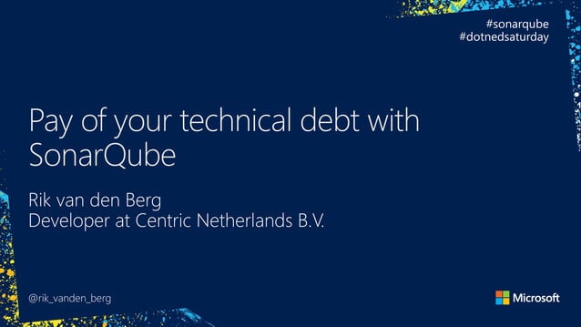 Pay off your technical debt with SonarQube | PDF | Business | Business and Finance