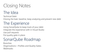 Pay off your technical debt with SonarQube | PPT