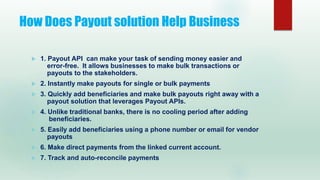 Top Payout API Service Provider in India | PPTX