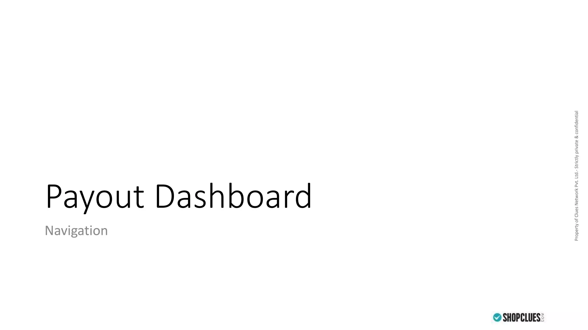 Payout dashboard | PPT