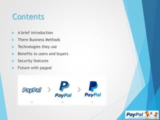 Pay Pal Introduction.........! | PPTX | Credit Cards | Personal Debt