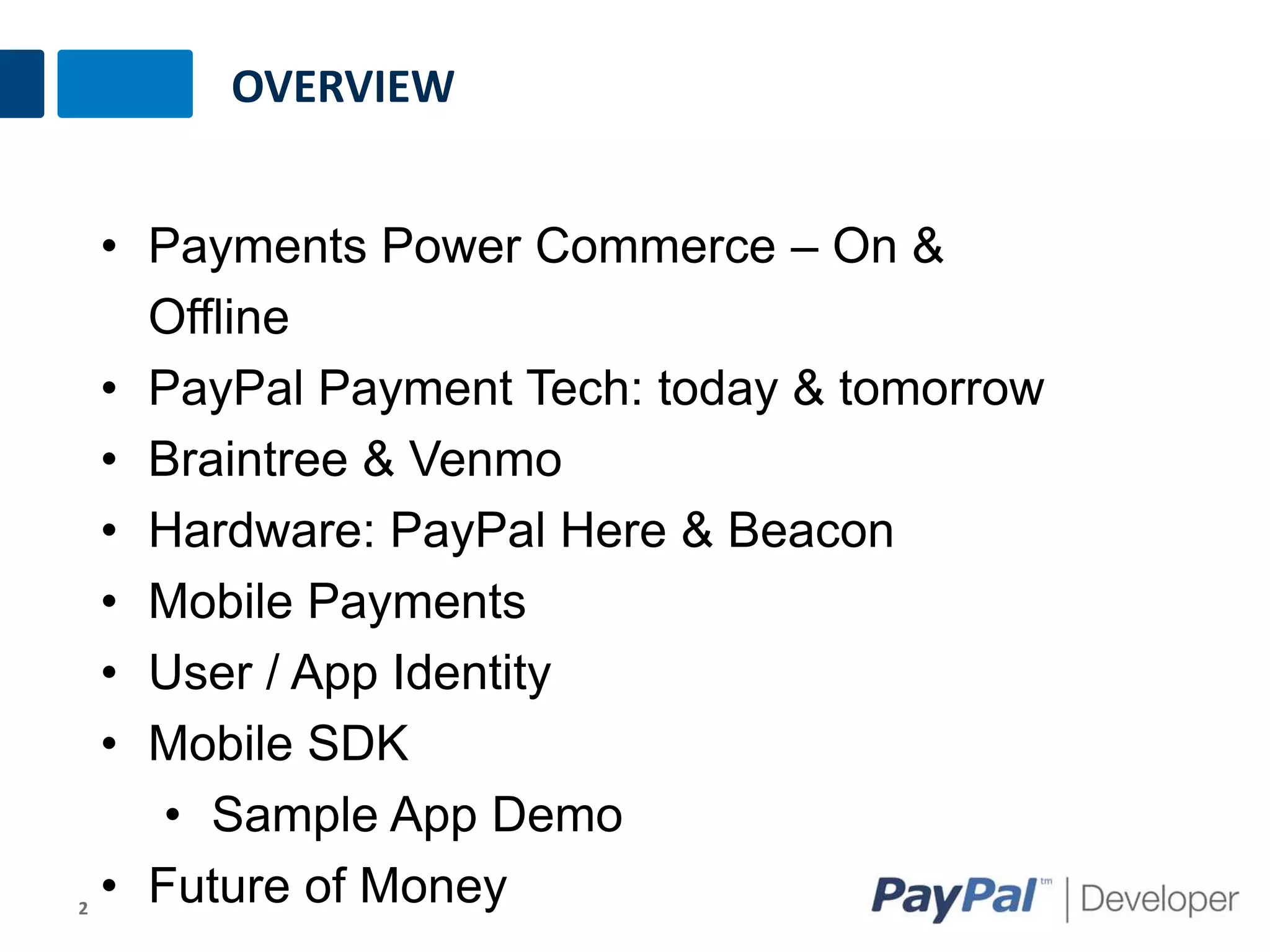 PayPal Android SDK Integration + Tech/Business Highlights | PPTX