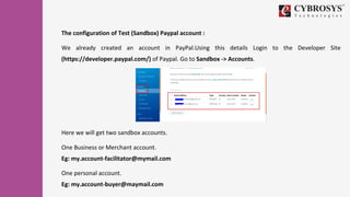 Paypal configuration in odoo | PPT