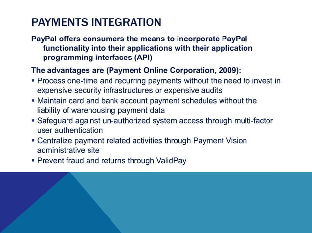 PayPal: A case study | PPTX | Credit Cards | Personal Debt