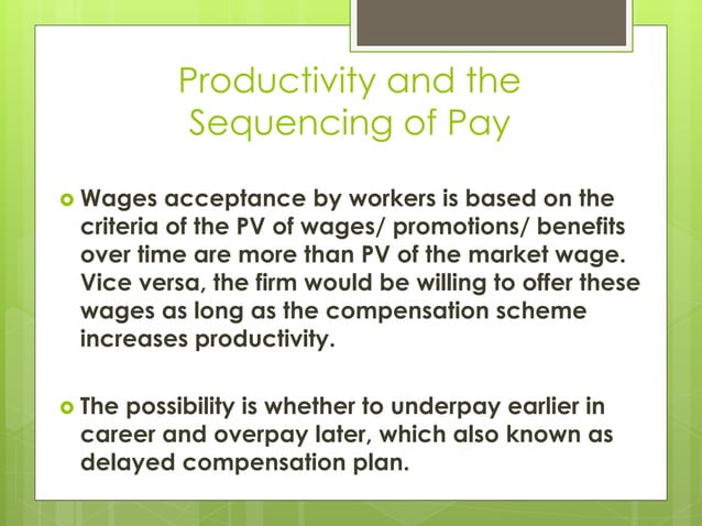 Pay & productivity | PPTX
