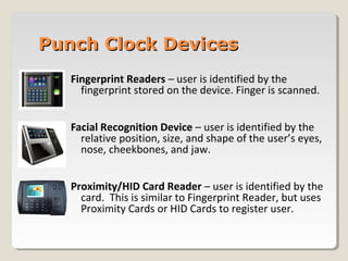 PayPunch Biometric Time and Attendance Solution | PPT