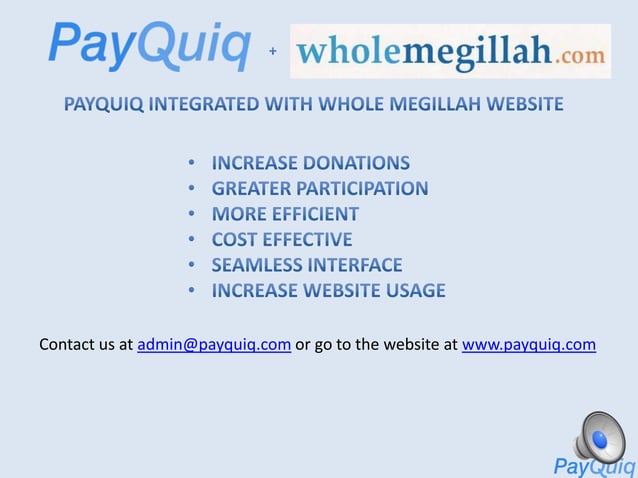 Payquiq Whole Megillah 2.0 | PPSX | Credit Cards | Personal Debt