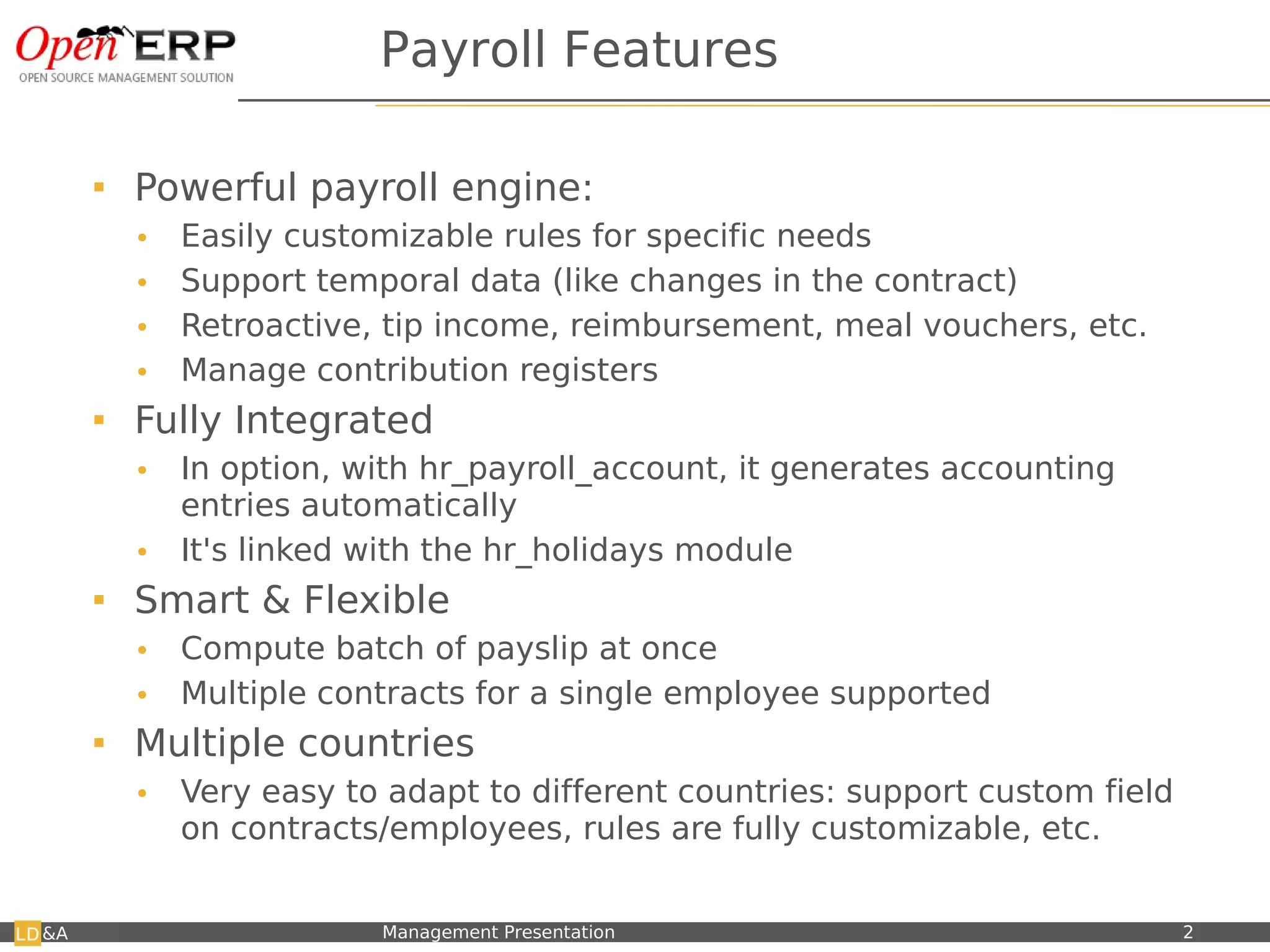 OpenERP Payroll Introduction | PDF