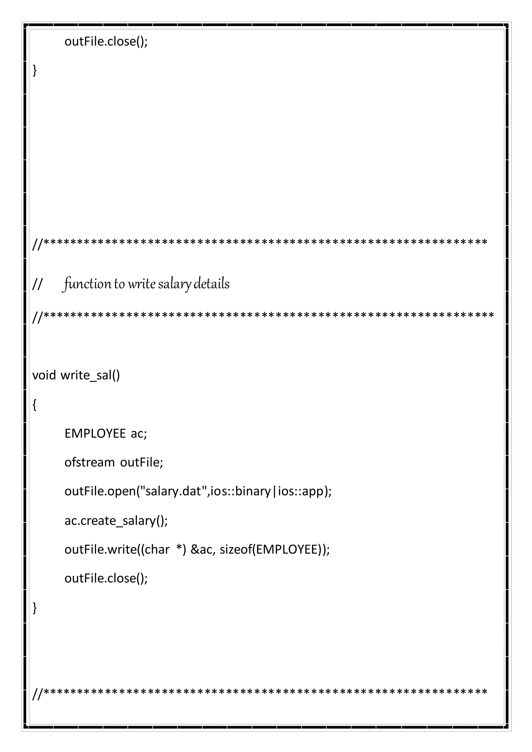 computer project code ''payroll'' (based on datafile handling) | DOCX