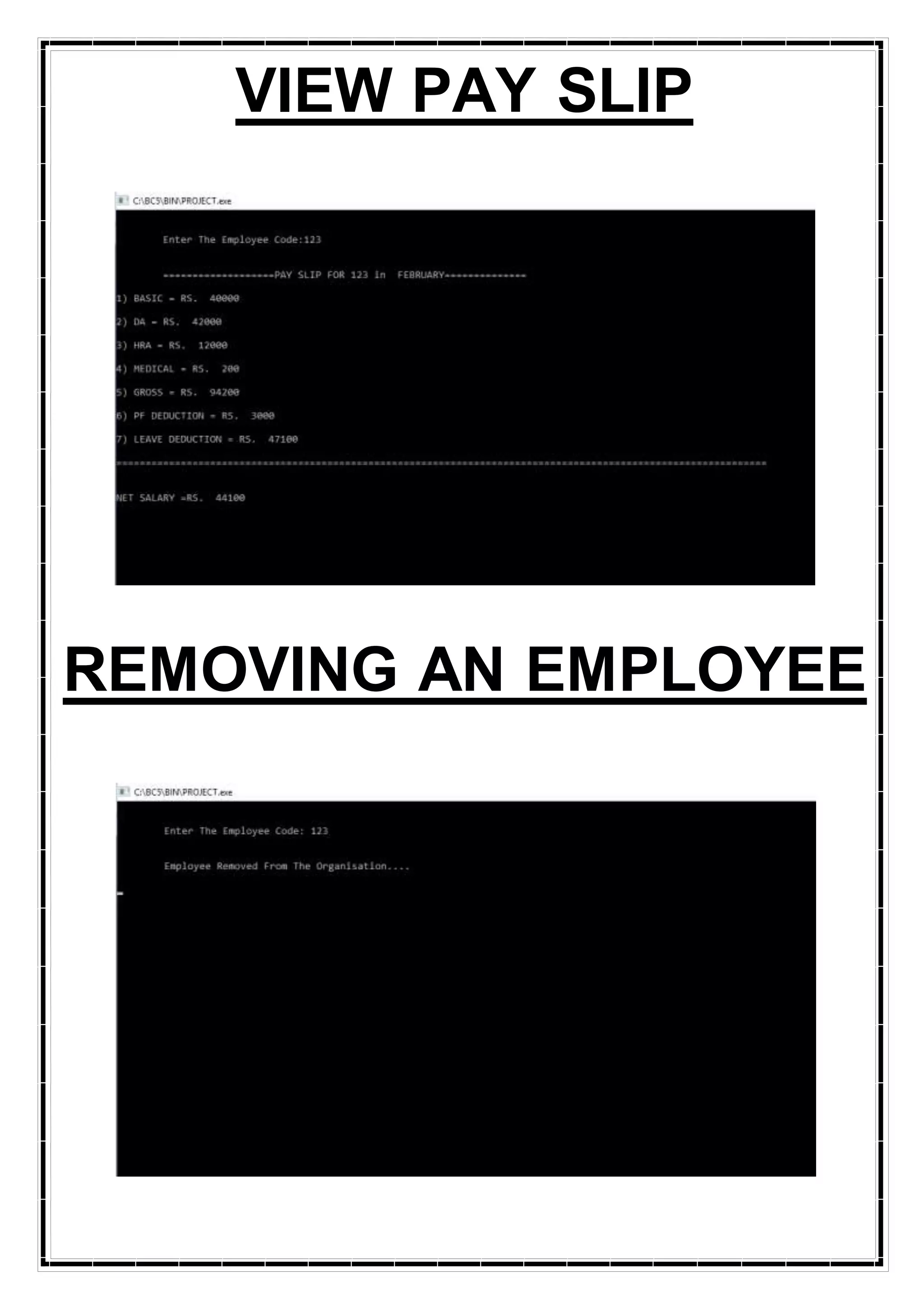 computer project code ''payroll'' (based on datafile handling) | DOCX