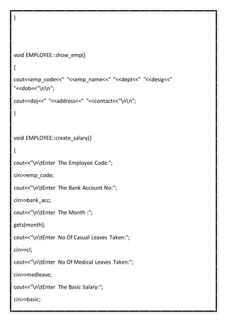 computer project code ''payroll'' (based on datafile handling) | DOCX