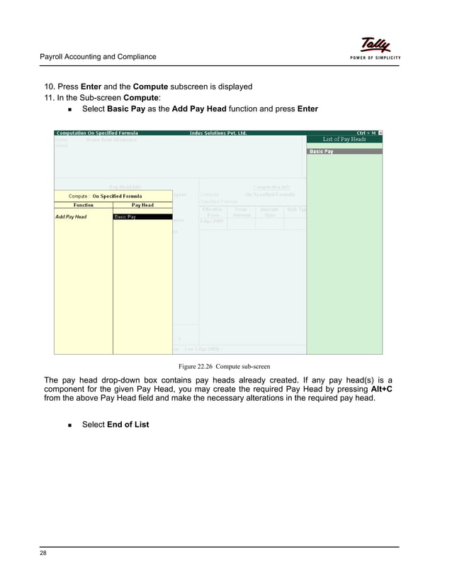 Payroll accounting in tally erp 9 | PDF