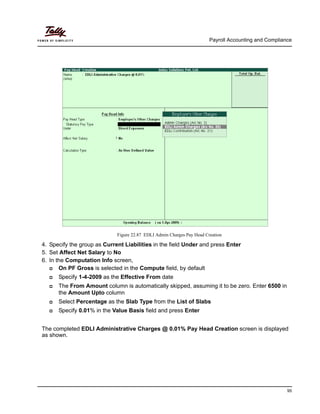 Payroll accounting in tally erp 9 | PDF