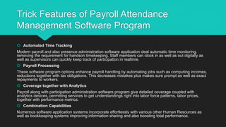 Streamlining Canadian Payroll and Attendance Management Software! | PPT