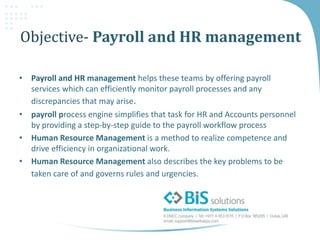 Payroll and HR management ERP Module | PPT